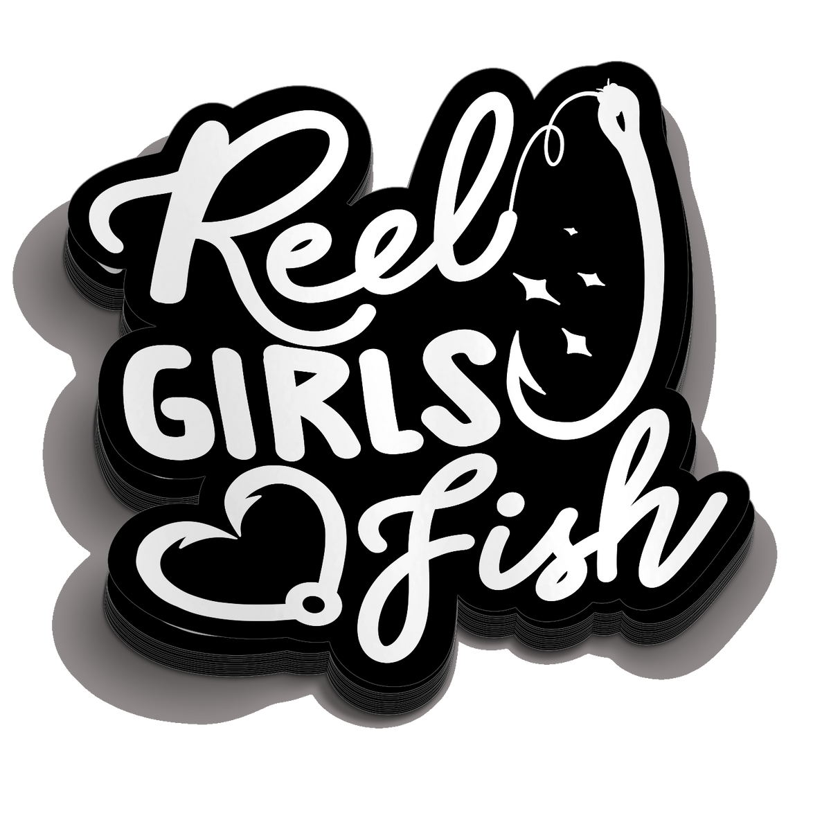 Reel Girls - Funny Fishing Stickers