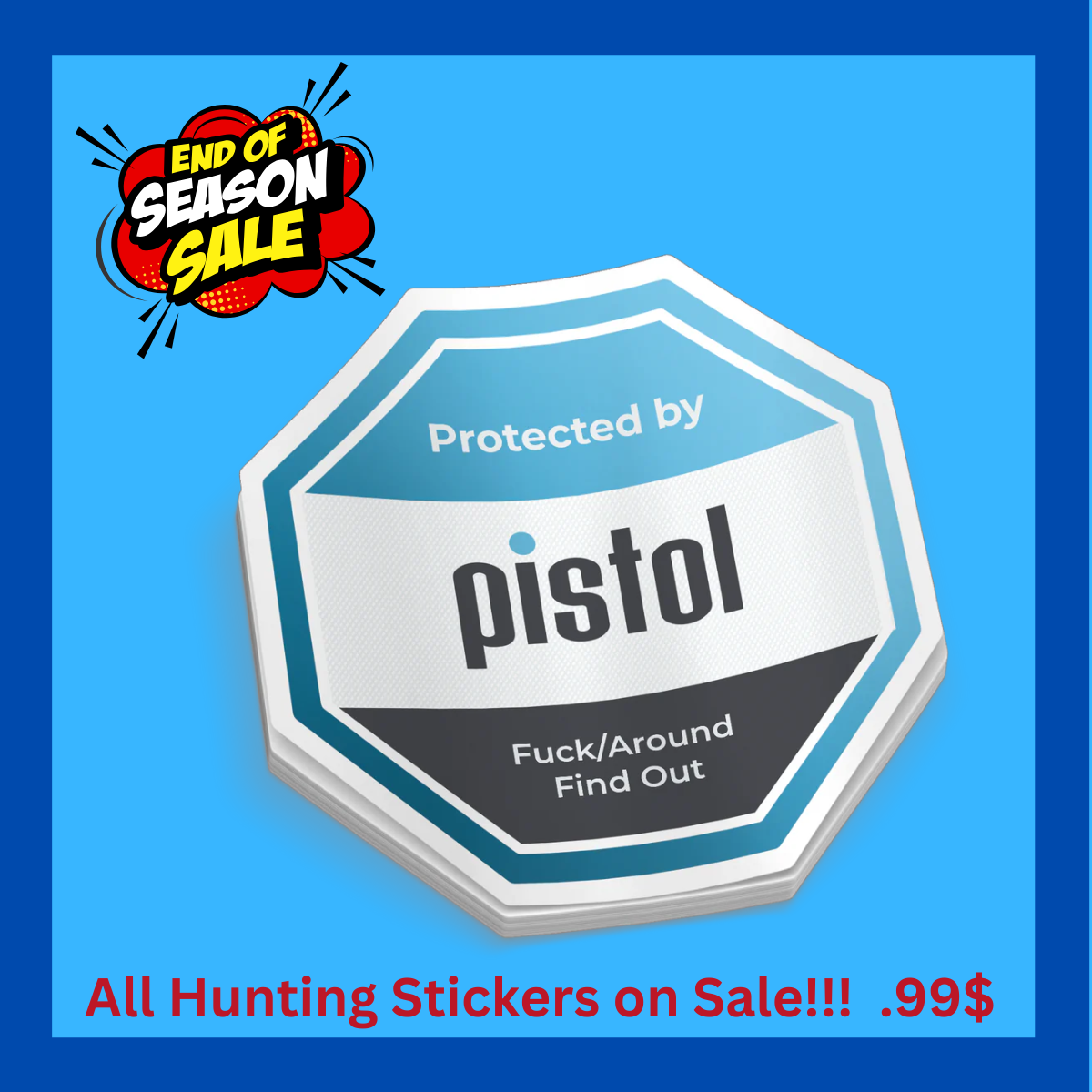 Cast and Blast Stickers